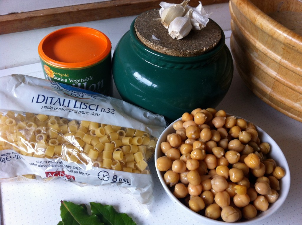 Chickpea pasta soup | Ten More Bites