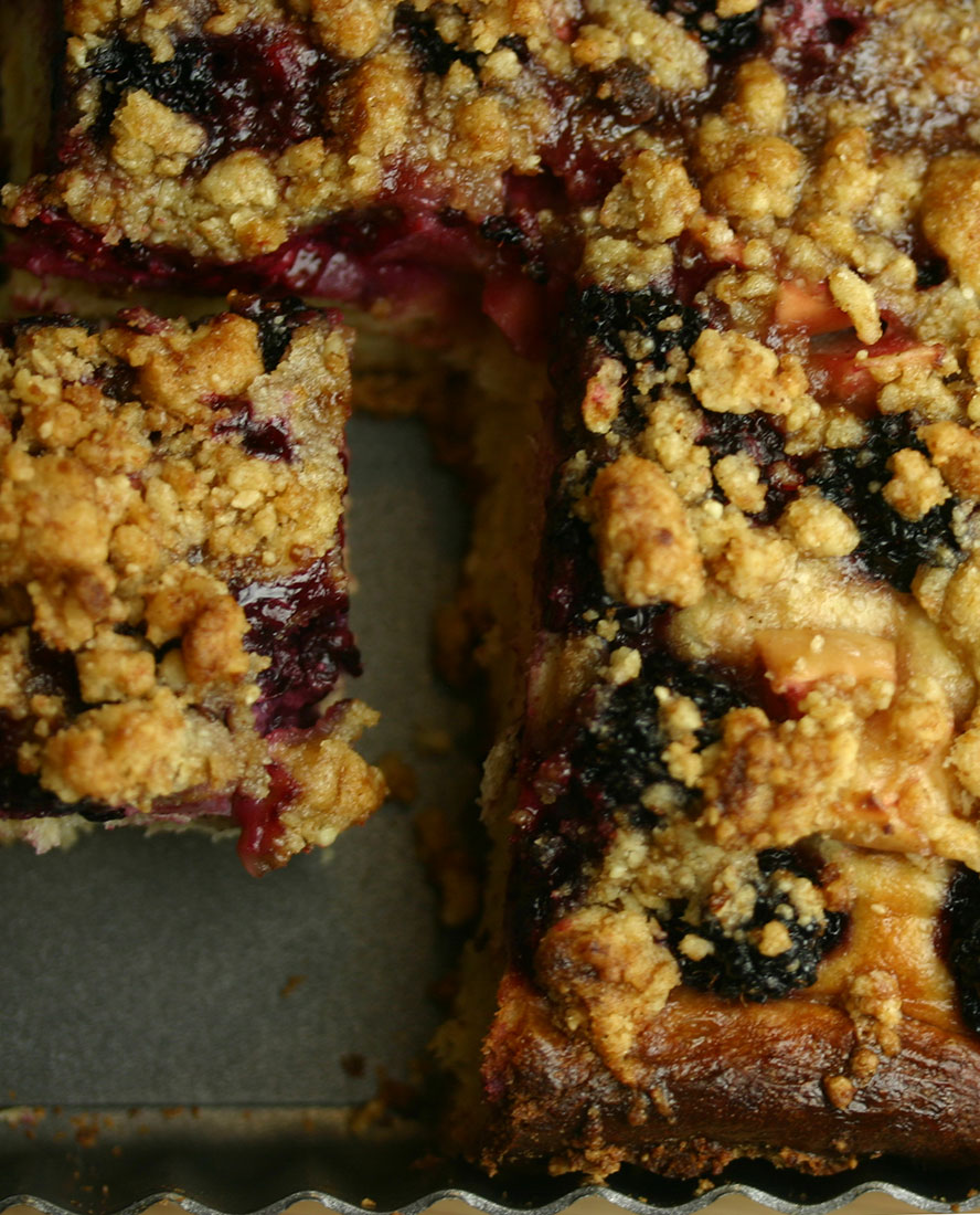 Blackberry-apple kuchen | Ten More Bites