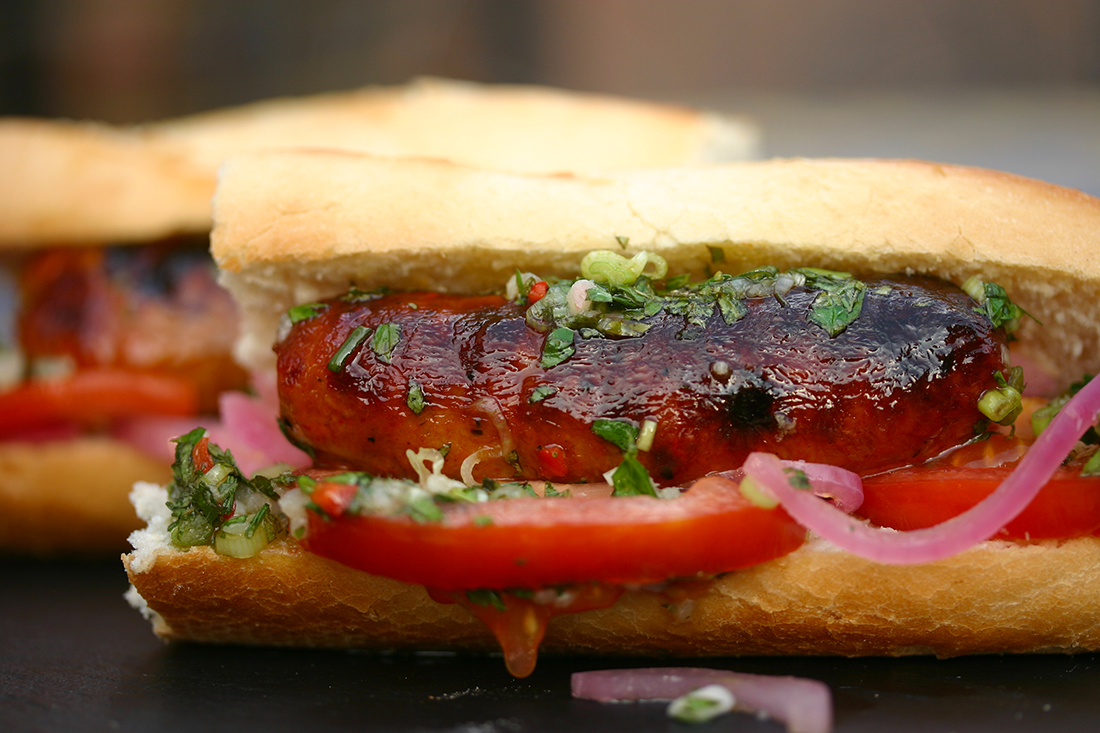 Choripán with chimichurri | Ten More Bites