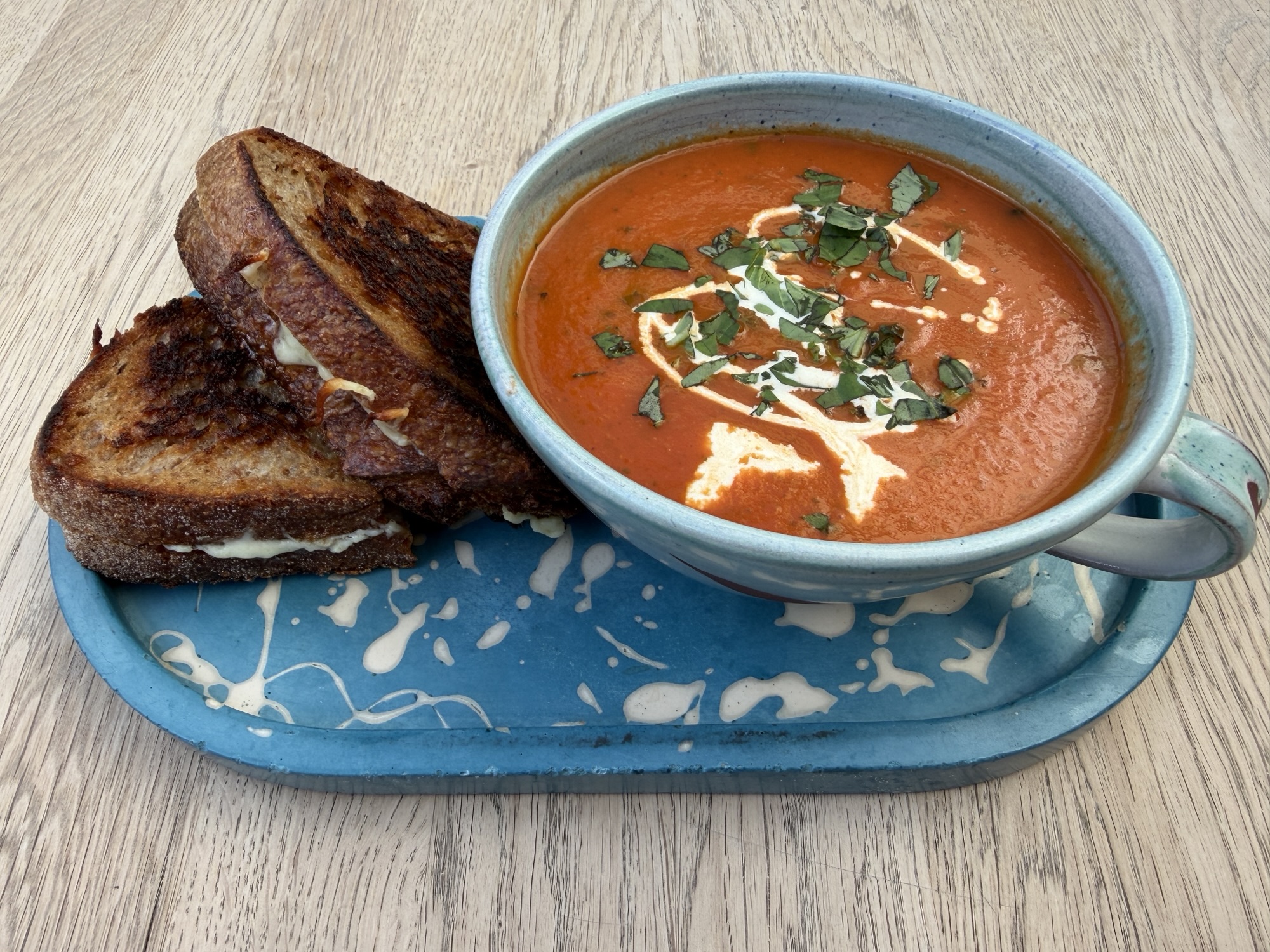Tomato soup with basil | Ten More Bites